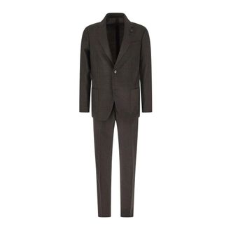 Lardini Homme, Costumes, Brun, Taille: M Costume &agrave; simple boutonnage