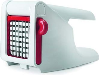 Moulinex XL Handfrites und Gemüseschneider + Grill, Küchenwerkzeug, spülmaschinengeeignet, Edelstahlklingen, praktischer Griff, großes Raster 7 x 7 cm, K101541