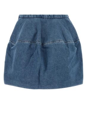 Loewe Denim Mini Skirt - Blue