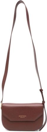 Emporio Armani Foldover Umh&auml;ngetasche - - Bags - unisex - Braun - ONE SIZE