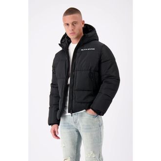 Black Bananas Homme, Vestes, Noir, Taille: 2XL Block Puffer Jacket