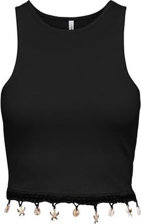 Only Onlshelly Life Haut pour Femme S/L JRS, Noir, M