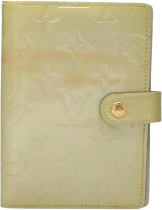 Louis Vuitton unisex, Pre-owned, Vert, Taille: ONE Size Agenda cover Pre-owned