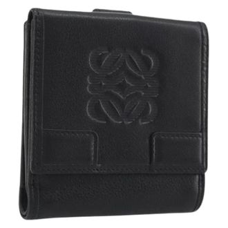 Loewe Portefeuille Pre-owned - Femme - Pre-owned - Noir - Taille: ONE Size