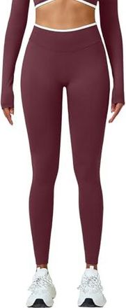 Generic Les pantalons de yoga avec une taille douce et contrast&eacute;e sont parfaits comme couche de base pour lentra&icirc;nement hivernal, le bodyforming et le fitness