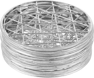 FOMIYES Blumengitter aus Eisen 12 St&uuml;ck mit 70mm Netz f&uuml;r Einmachglas Vasenraster zum Blumenarrangieren im Haushalt