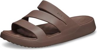 Crocs Femme Getaway Strappy Sandales, Truffle, 38/39 EU