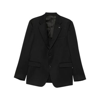 Lardini Blazer &agrave; boutonnage simple - Homme - Costumes - Noir - Taille: S