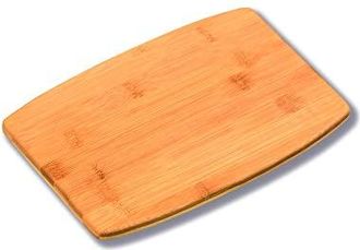 KESPER Schneidebrett aus Bambus - FSC-zertifiziert, langlebig und antibakteriell, ideal zum Schneiden und Servieren, Maße: 27 x 19 x 1,3 cm, 58321