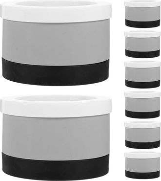 Artibetter SOIMISS 8 St&uuml;ck M&ouml;belerh&ouml;hungen aus Kunststoff rutschfeste M&ouml;belgleiter f&uuml;r Tisch Sofa und Waschmaschinenbeine 5,5cm Erh&ouml;hung Graue M&ouml;belbeinepads f&uuml;r