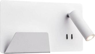 SLV Liseuses somnila spot applique int. liseuse gauche blanc led 13W 3000K avec port usb 1003457