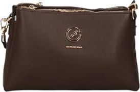 Gattinoni Gattinoni Femme Sac &Agrave; Bandouli&egrave;re Polyur&eacute;thane BINDN8412WVW, marron fonc&eacute;, Taille unique