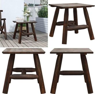 vidaXL Vidaxl - Beistelltisch 49x49x50 cm Massivholz Fichte - Couchtisch - Beistelltisch - Holzm&ouml;bel - Gartenm&ouml;bel - Esszimmertisch - Home & Living