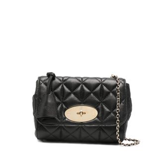 Mulberry Lily Quilted Shoulder Bag