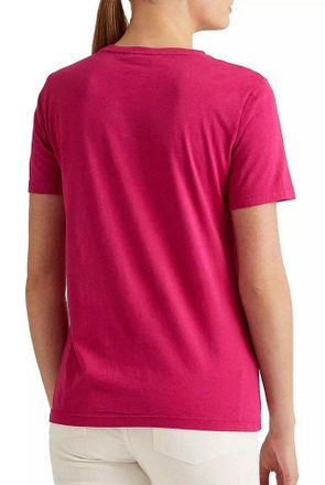 Polo Ralph Lauren T-Shirt HAILLY Top Bluse Shirt LRL-Monogramm-Logo auf der Brust, Besonders weich und angenehm