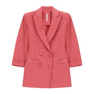 Imperial Zweireihiger Blazer - - Jackets - Damen - Rosa - S