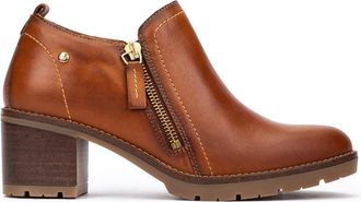 Pikolinos Stiefeletten in Leder LLANES f&uuml;r Frauen Farbe Brandy