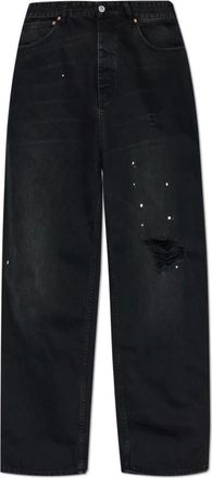 VETEMENTS Homme, Jeans, Noir, Taille: W32 Jeans &agrave; effet vieilli