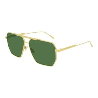 Bottega Veneta Lunettes de soleil Aviateur - Homme - Accessoires - Jaune - Taille: 60 MM