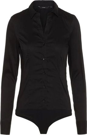 Vero Moda Vero Moda, Femme, Tops, Noir, Taille: 44 FR Vmlady L/S G-String NEW Noos Bodysuit