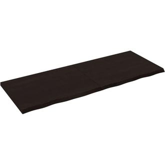 vidaXL Dessus de bureau gris fonc&eacute; 160x60x4 cm bois ch&ecirc;ne trait&eacute;
