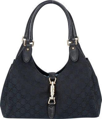 Gucci Crossbody Bags - Gucci GG Monogram Jackie Handbag - Gr. unisize - in Schwarz - f&uuml;r Damen
