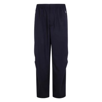 Herno Pantalon Laminar en effet laine - Homme - Pantalons - Bleu - Taille: L