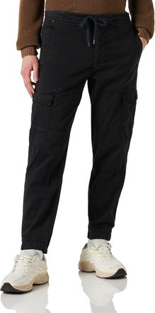BOSS Mens Sisla2-Cargo-DS Trousers Flat Packed, Black1, 90