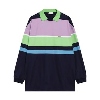Versace Femme, Sweatshirts et sweats &agrave; capuche, Multicolore, Taille: 38 FR SweaT-shirt en coton &agrave; rayures