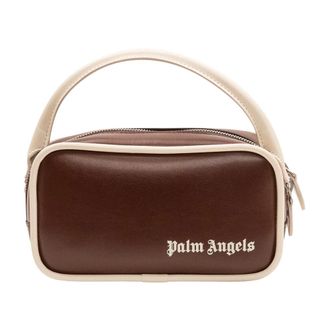 Palm Angels Femme, Sacs, Brun, Taille: ONE Size Sac bandouli&egrave;re logo