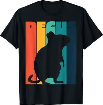 Jimbeels Octodon Degus Spruch Vintage Silhouette Retro Degu T-Shirt