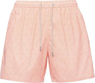 Saint Barth Homme, Maillots de bain, Orange, Taille: S Lighting Micro Swim Shorts
