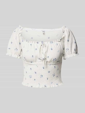 Only Regular Fit Top mit Allover-Muster Modell HILLARY