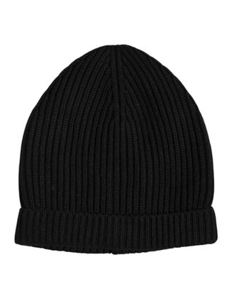 Dolce & Gabbana Mens Cashmere Knit Beanie Black