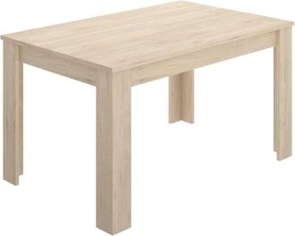 Dmora Ausziehbarer Caladora-Tisch, ausziehbare Konsole mit mehreren Positionen, Esstisch mit Verl&auml;ngerung, 140/190 x 90 x 77 cm, Eiche