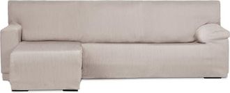 Eysa sofabezug für mini-chaiselongue mit kurzer armlehne Linke Seite Vorderansicht leinen Design Luz