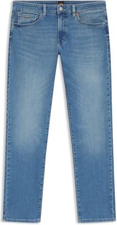 BOSS Hommes Maine BC-L-C Jean Regular Maine en Denim Stretch Bleu