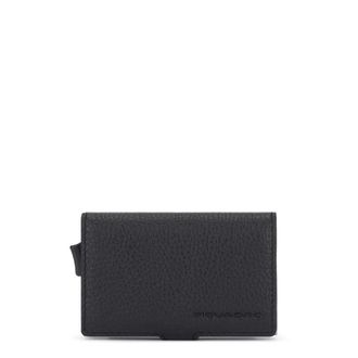 Piquadro Porte-cartes de cr&eacute;dit en m&eacute;tal - Homme - Accessoires - Noir - Taille: ONE Size