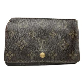 Louis Vuitton Portefeuille Flore Pre-owned - Femme - Pre-owned - Brun - Taille: ONE Size