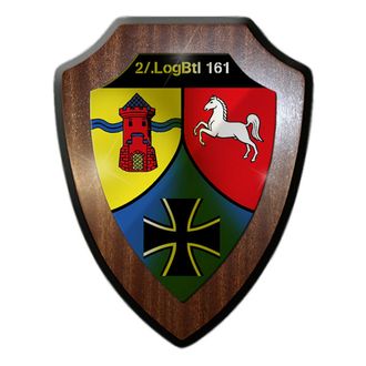 Copytec Wappenschild 2 LogBtl 161 Logistikbataillon Bundeswehr Wappen Abzeichen 24381