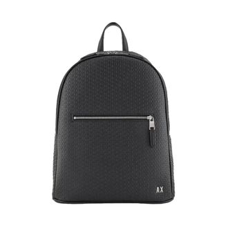 A|X Armani Exchange Beschichteter Stoff Rucksack - - Bags - Herren - Schwarzk - ONE SIZE