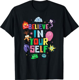 Pixar Disney and Pixars Inside Out 2 Emotions Believe in Yourself T-Shirt