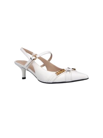 Pinko Womens With Heel White Upper: Goat Leather