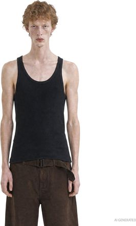 Christophe Lemaire Tank Top in Ribbed Jersey
