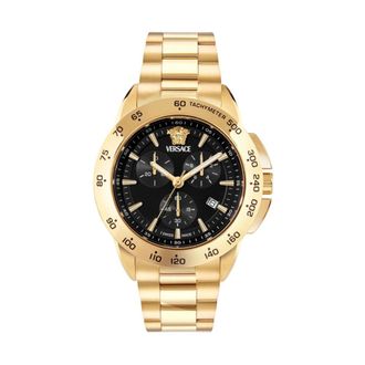 Versace Chronograph Uhr - - Accessories - Herren - Gelb - ONE SIZE