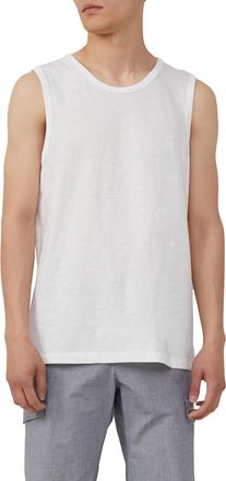 s.Oliver Tanktop mit Flammgarnstruktur und Logo