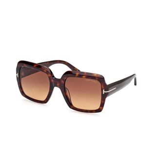 Tom Ford Femme, Accessoires, Brun, Taille: 54 MM Élégantes lunettes de soleil carrées