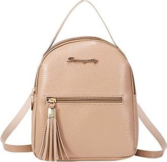 Generic Sac &agrave; dos pour ordinateur portable pour femme - D&eacute;coration &agrave; pompons - Pratique - Grande capacit&eacute; - Fermeture &eacute;clair - Sac &agrave; dos en maille pour adulte