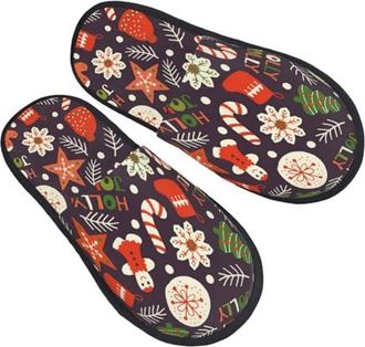 Generic Pantoufle No&euml;l Des F&ecirc;tes DHiver Slippers Respirantes L&eacute;g&egrave;res Chaussons Pour Int&eacute;rieur Ext&eacute;rieur Unisex M