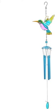 Happyyami Vogel Windspiel Hängende Hummingbird Windchimes Dekorative Windglocke Mit Süßem Für Garten Balkon Innenräume Design Für Garten Und Wohnraumdekoration
